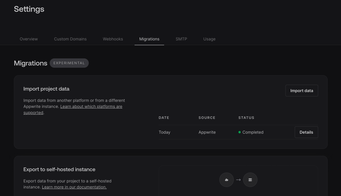 How to change regions in Appwrite Cloud using migrations - Appwrite