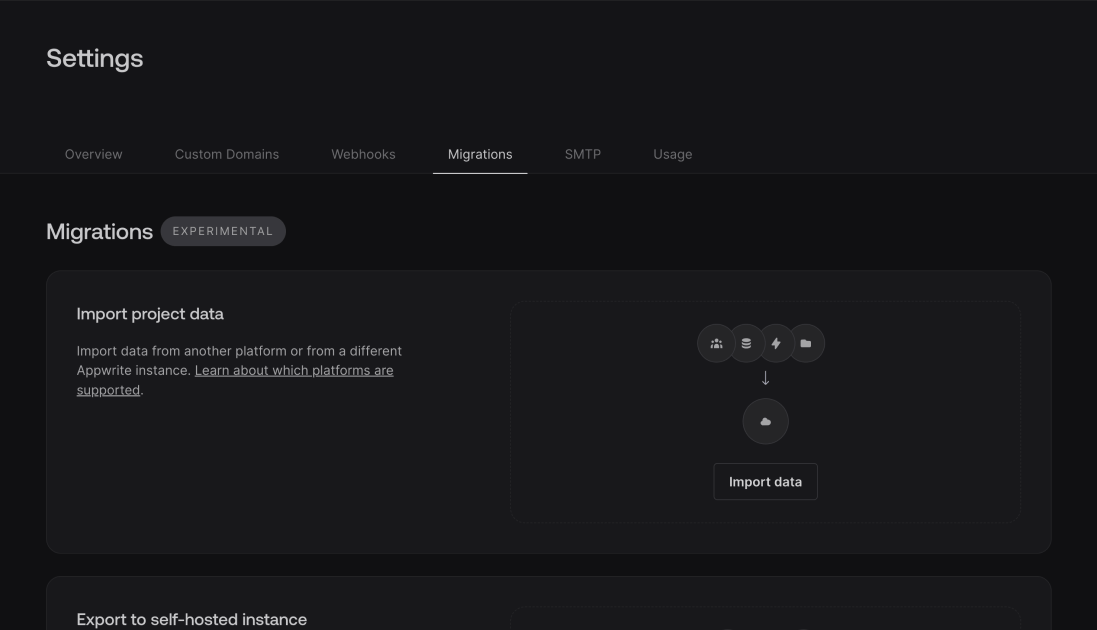 How to change regions in Appwrite Cloud using migrations - Appwrite
